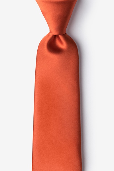 Autumn Rust Tie | Orange Peter Hayer Tie | Ties.com