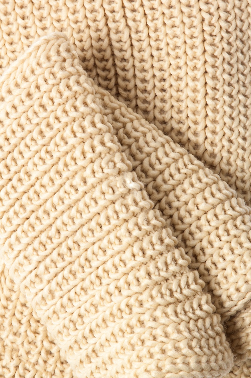 Beige Acrylic Concord Knit Infinity Scarf | Ties.com