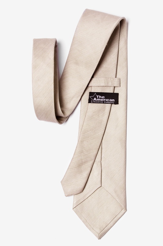 Beige Silk Cornell Tie | Ties.com