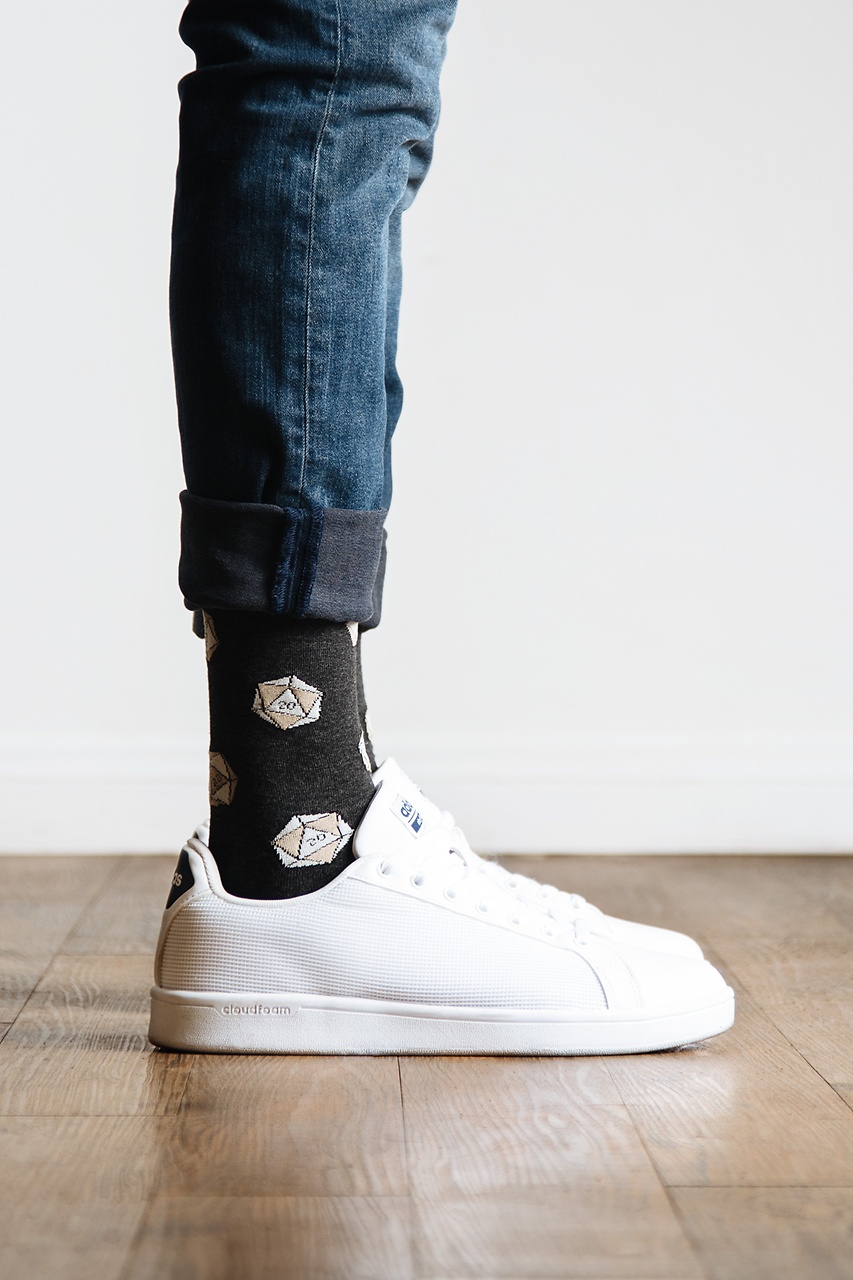 Dungeons and Dragons D&D Black Socks | Ties.com