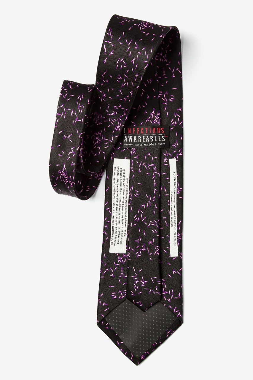 Black Silk C. Difficile Tie | Ties.com