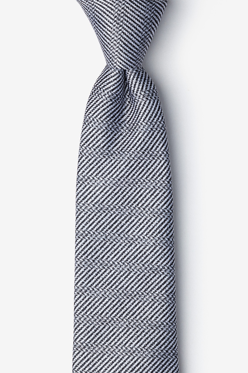 Black Silk Oak Extra Long Tie | Ties.com