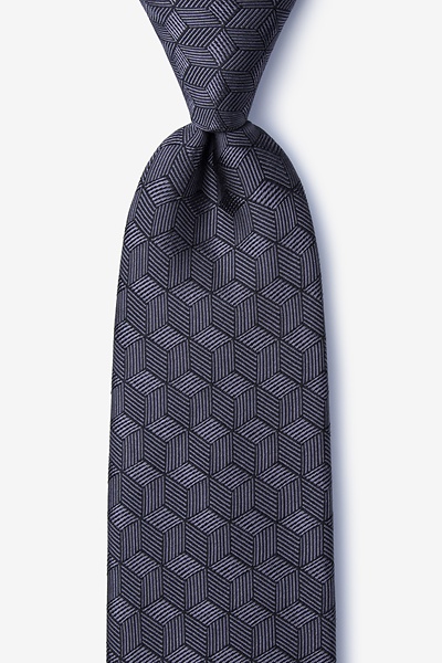 Black Silk Salt Tie | Ties.com