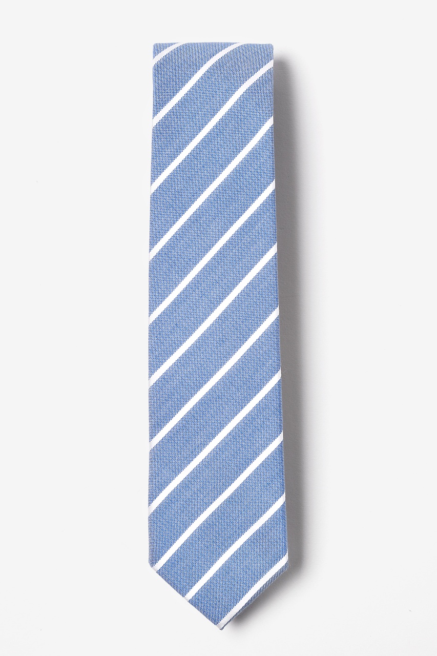 Blue Silk Harvard Skinny Tie | Ties.com