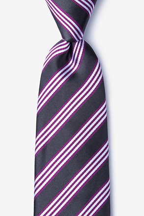 Black Cotton Eastlake Extra Long Tie | Ties.com