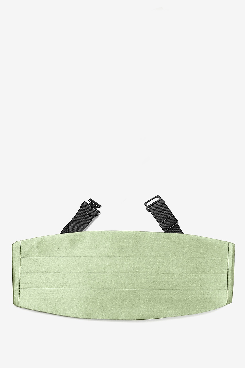 Celadon Green Silk Cummerbund | Ties.com