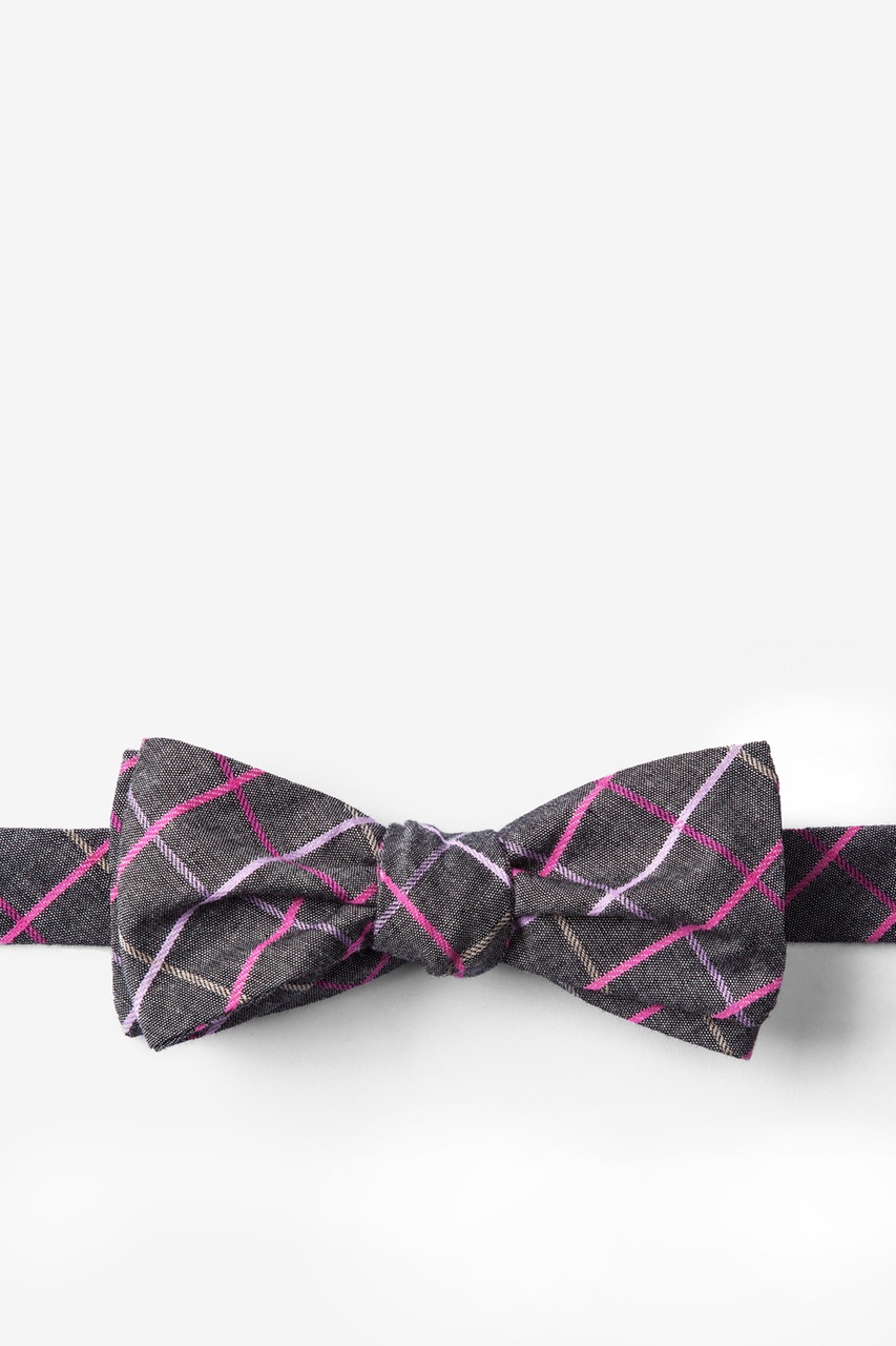 Checkers Cotton Checkers Batwing Self Tie Bow Tie | Ties.com