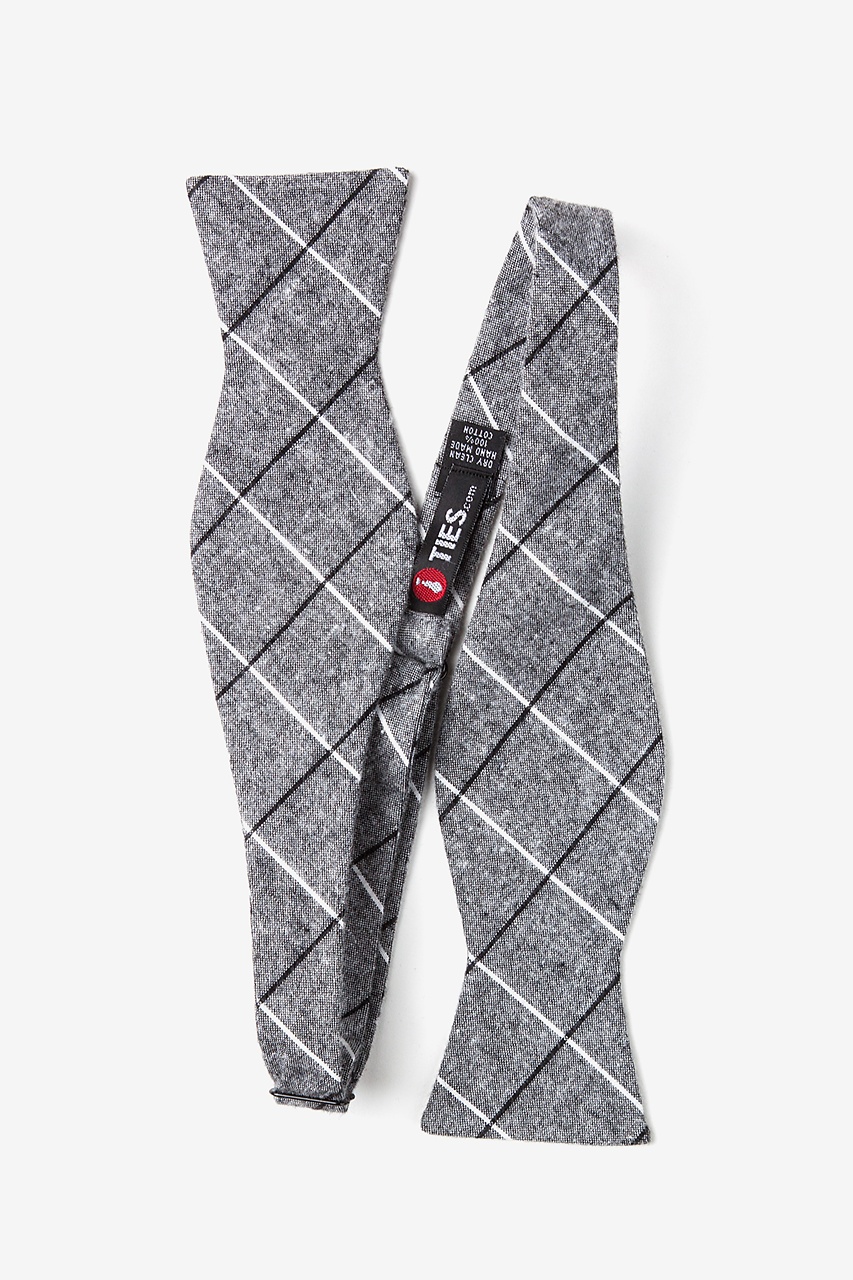 Charcoal Cotton Phoenix Self-Tie Bow Tie | Ties.com