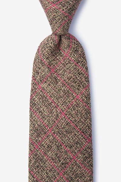 Coral Cotton Fletcher Tie | Ties.com