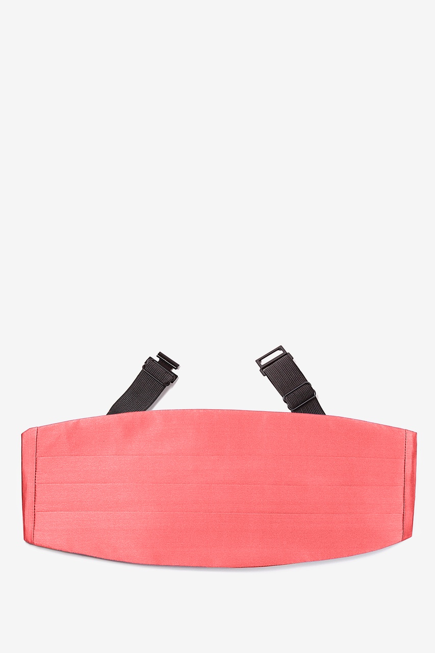 Coral Silk Cummerbund | Ties.com