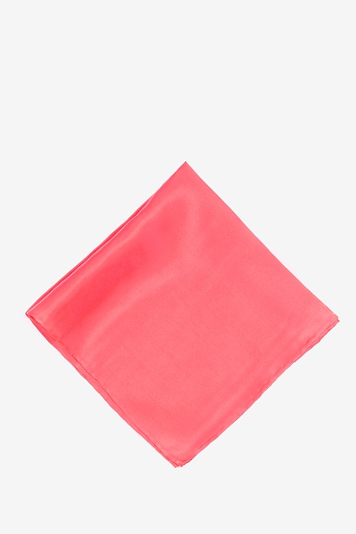Coral Silk Coral Pocket Square | Ties.com