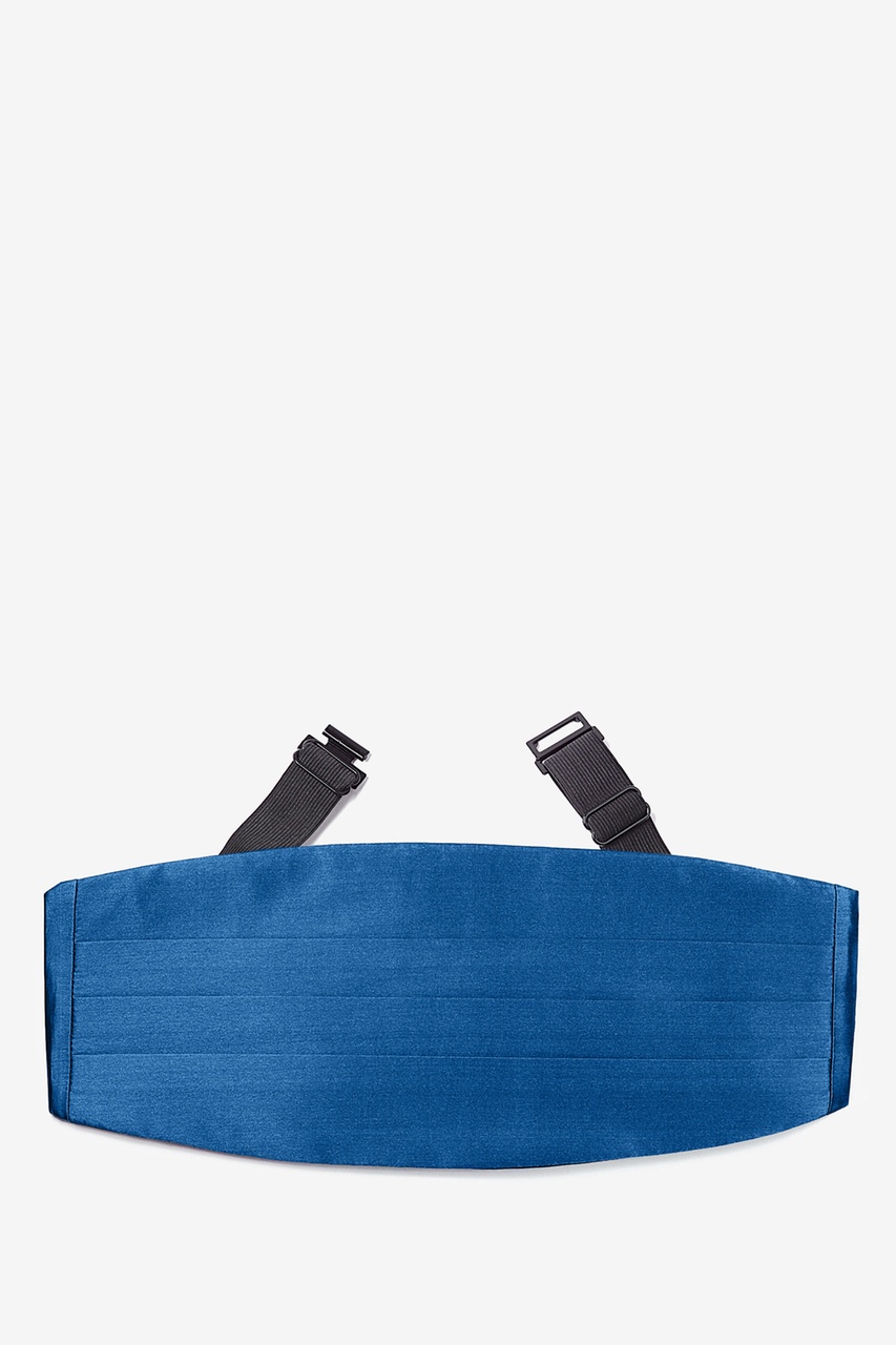 French Blue Silk Cummerbund | Ties.com