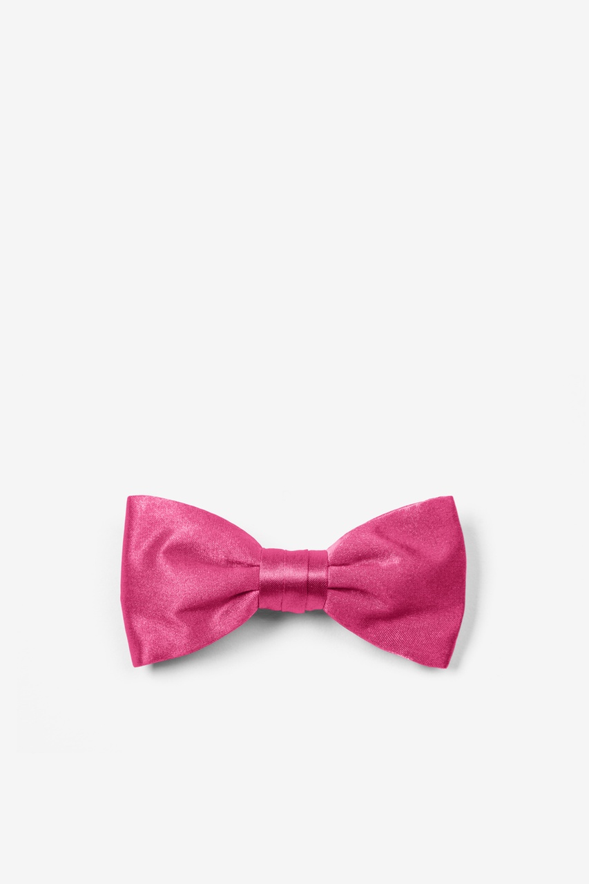 Fuchsia Silk Infant Pretied Bow Tie | Ties.com