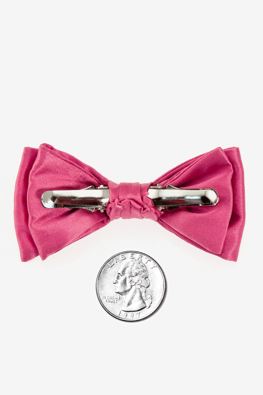 Fuchsia Silk Infant Pretied Bow Tie | Ties.com
