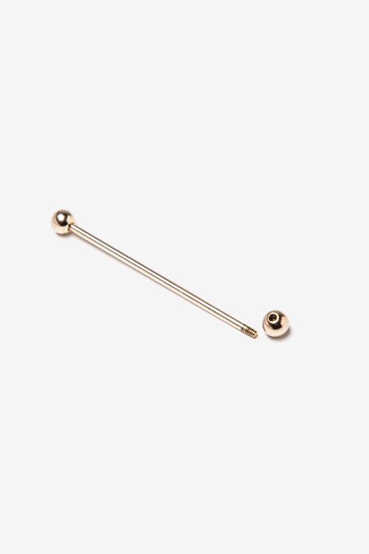 Gold Metal Round Eyelet Safety Pin | Ties.com