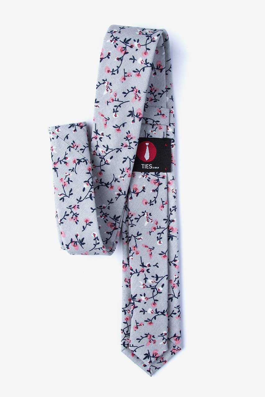 Gray Cotton Hoyt Skinny Tie | Ties.com