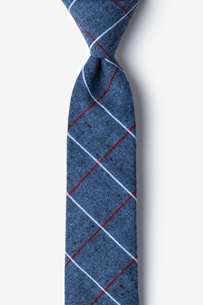 Gray Cotton Phoenix Skinny Tie | Ties.com