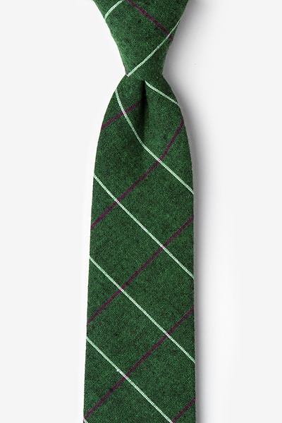 Green Cotton Phoenix Tie | Ties.com