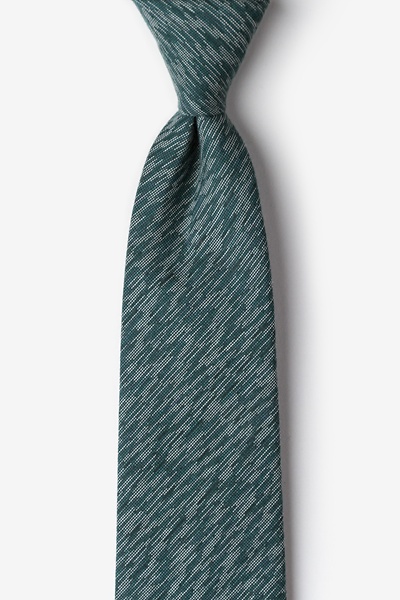 Green Cotton Springfield Extra Long Tie | Ties.com