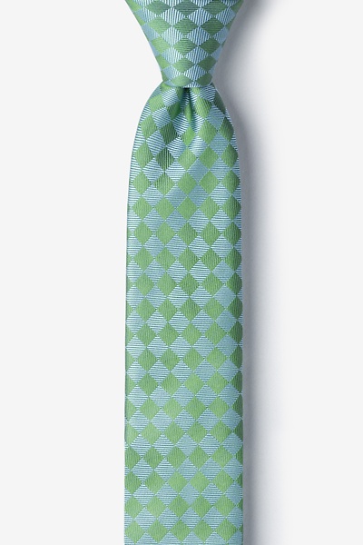 Green Silk Cape Cod Skinny Tie | Ties.com