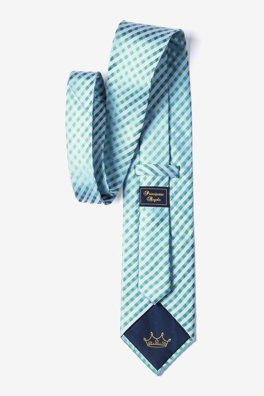 Green Silk Spring Plaid Extra Long Tie | Ties.com