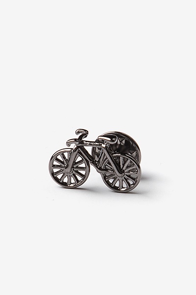 Gunmetal Metal Bicycle Lapel Pin | Ties.com