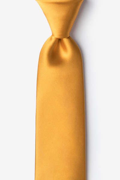 Honey Yellow Microfiber Tie | Ties.com