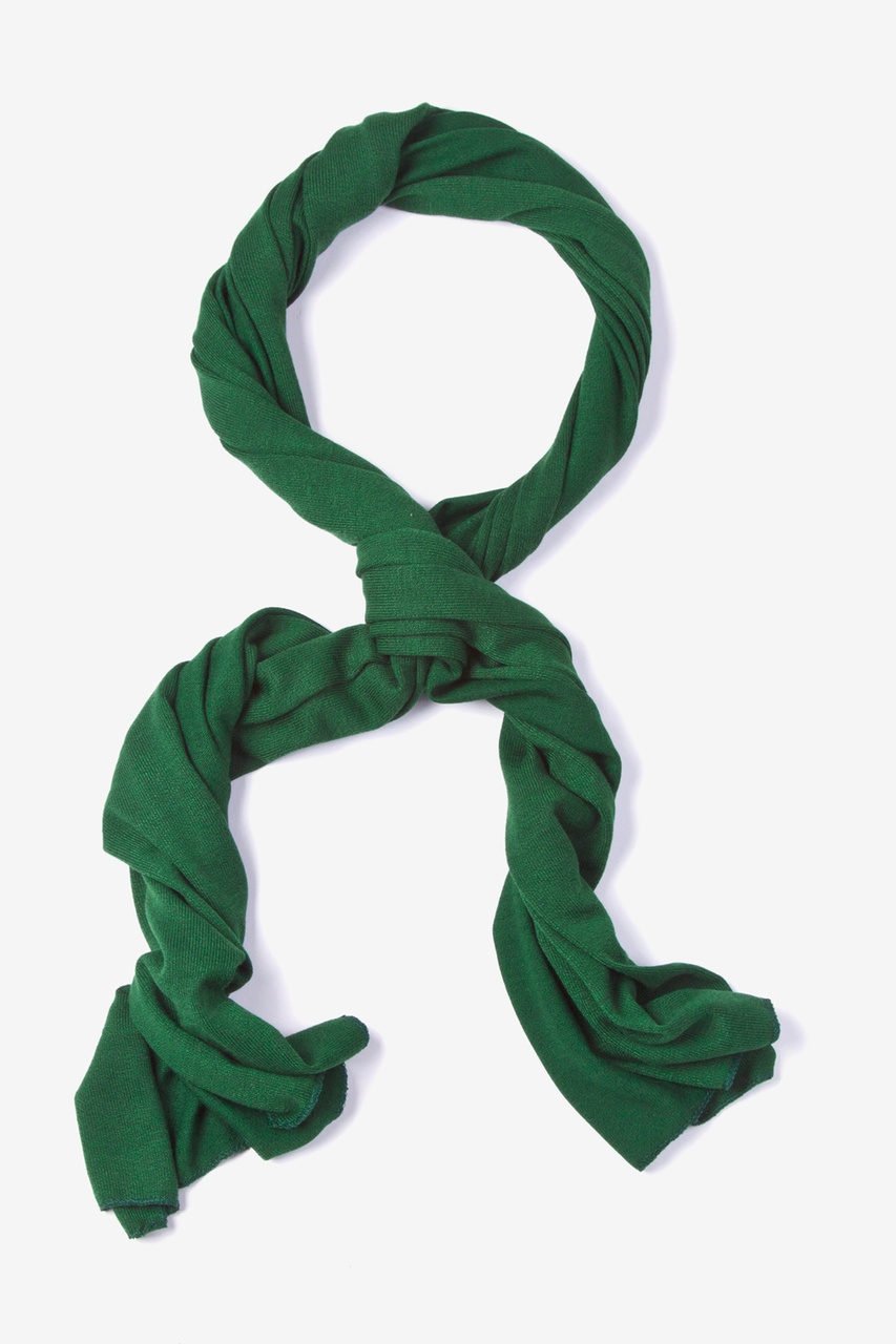 Men's Hunter Green Dakota Solid Scarf | Ties.com