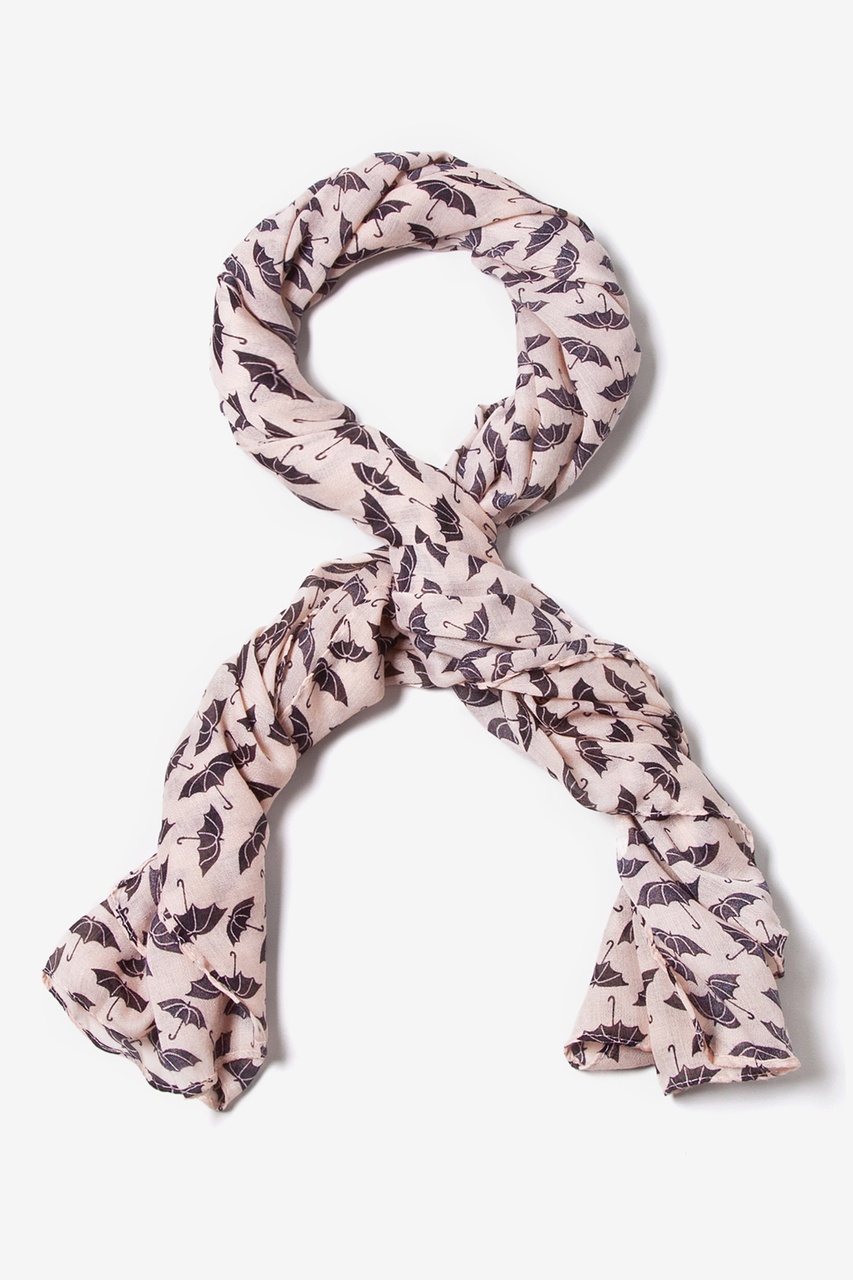 Light Pink Singing in the Rain Scarf | Fashion Scarves | Scarves.com