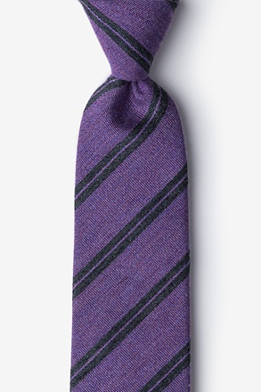 Passion Purple Microfiber Tie | Ties.com