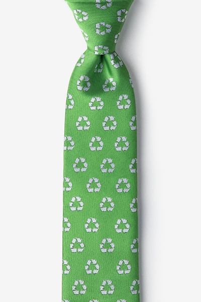 Recycling Symbol Boys Tie | Recycle Icon Neckties | Ties.com