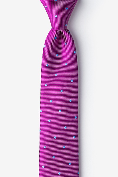 Magenta Silk Gotland Skinny Tie | Ties.com