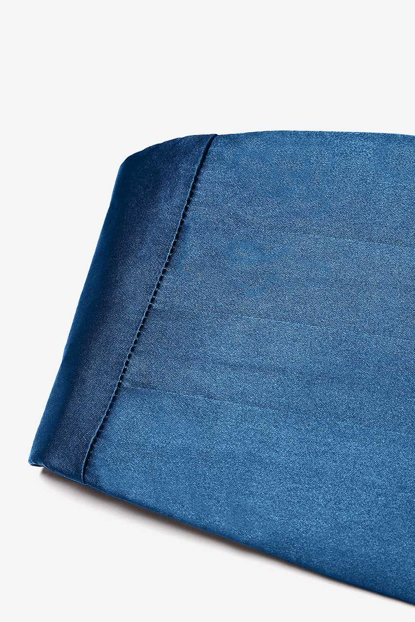 Mallard Blue Silk Cummerbund | Ties.com