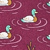 Floating Ducks Purple Silk Tie | Animal Neckties | Ties.com