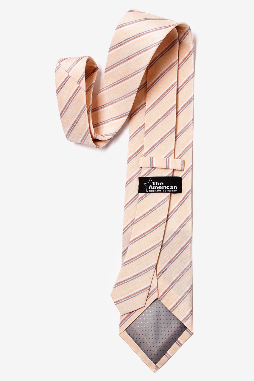 Melon Linen Port Jefferson Tie | Ties.com