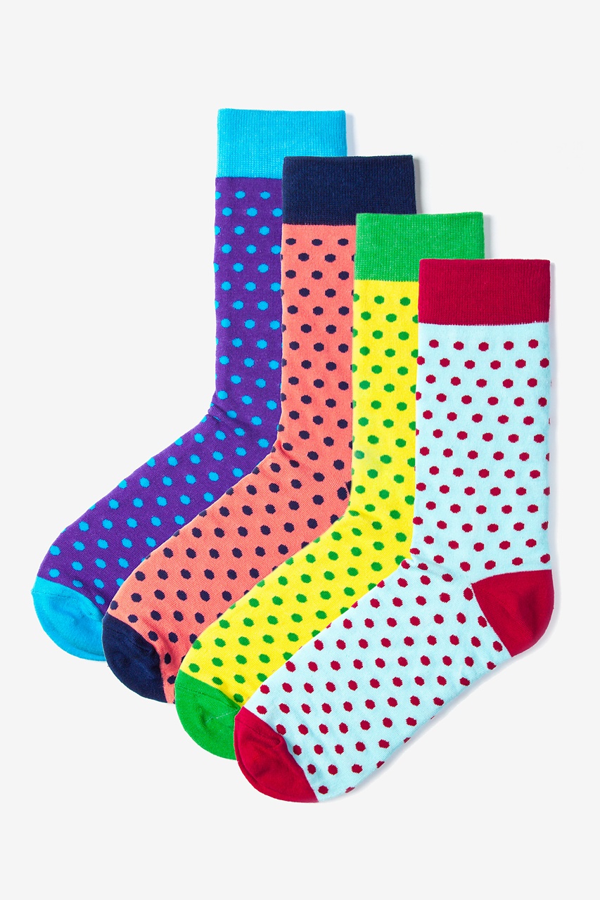 Multicolor Carded Cotton Buena Park 5 Sock Pack | Ties.com