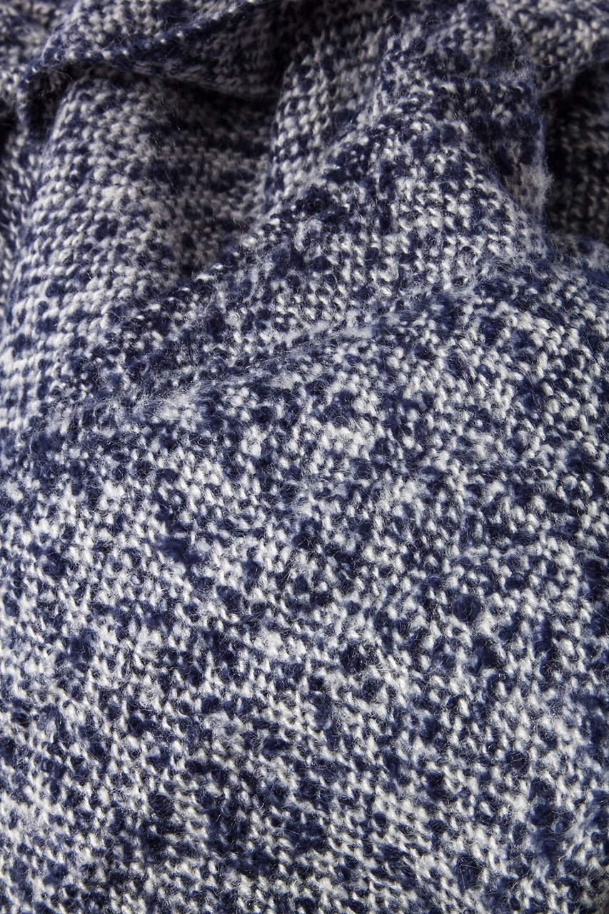 Navy Blue Acrylic Baltimore Heathered Scarf | Ties.com