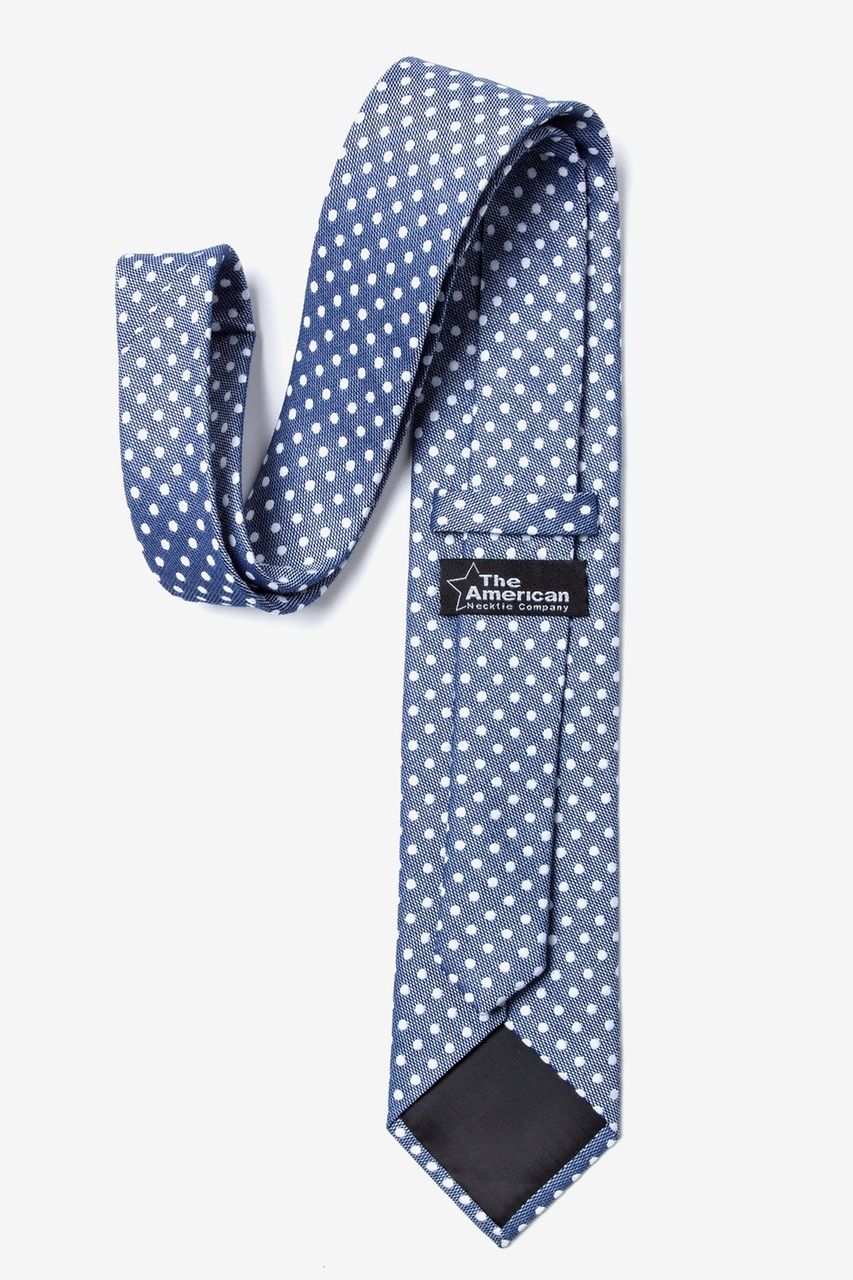 Navy Blue Cotton Fairfield Extra Long Tie | Ties.com
