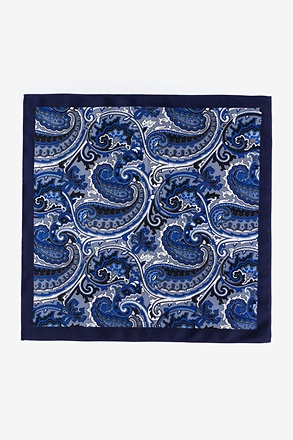 Men's Blue Pocket Squares