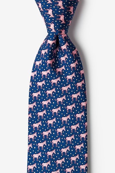 Democratic Donkeys Silk Tie | Patriotic Animal Neckties | Ties.com