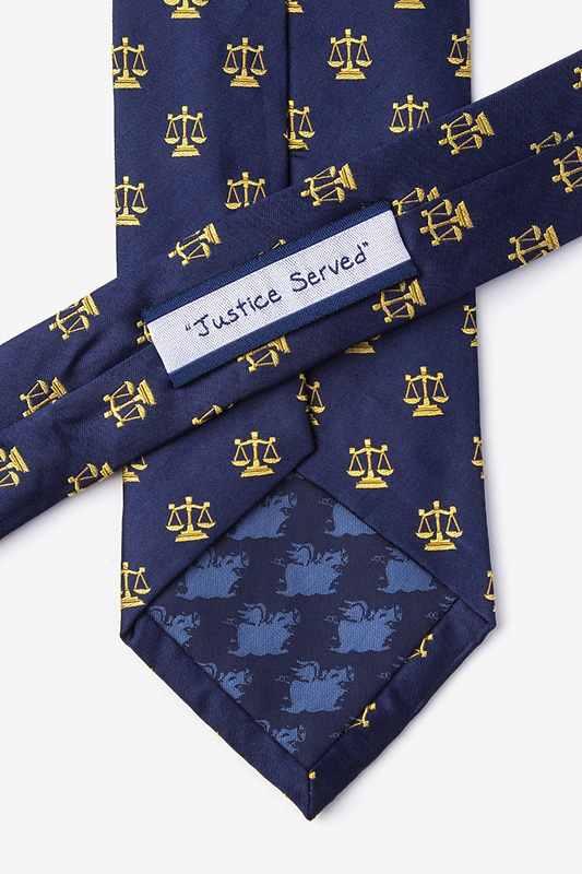 Lawyer Tie | Justice Scales Silk Tie | Alynn.com