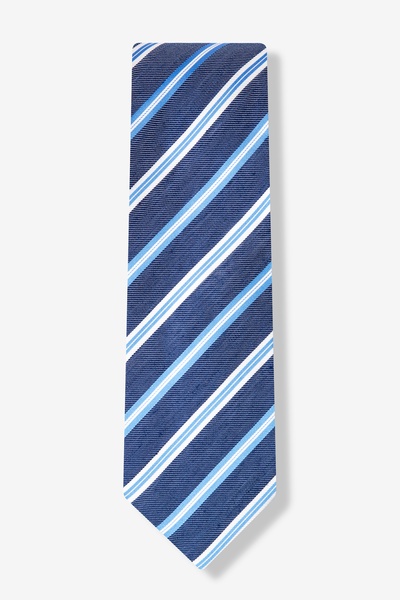 Navy Blue Silk Yale Tie | Ties.com