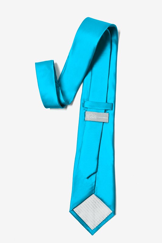 Neon Blue Silk Tie for Men | Solid Neckties Collection | Ties.com