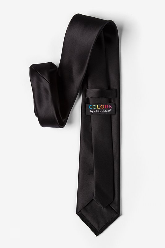 Onyx Microfiber Extra Long Tie | Ties.com