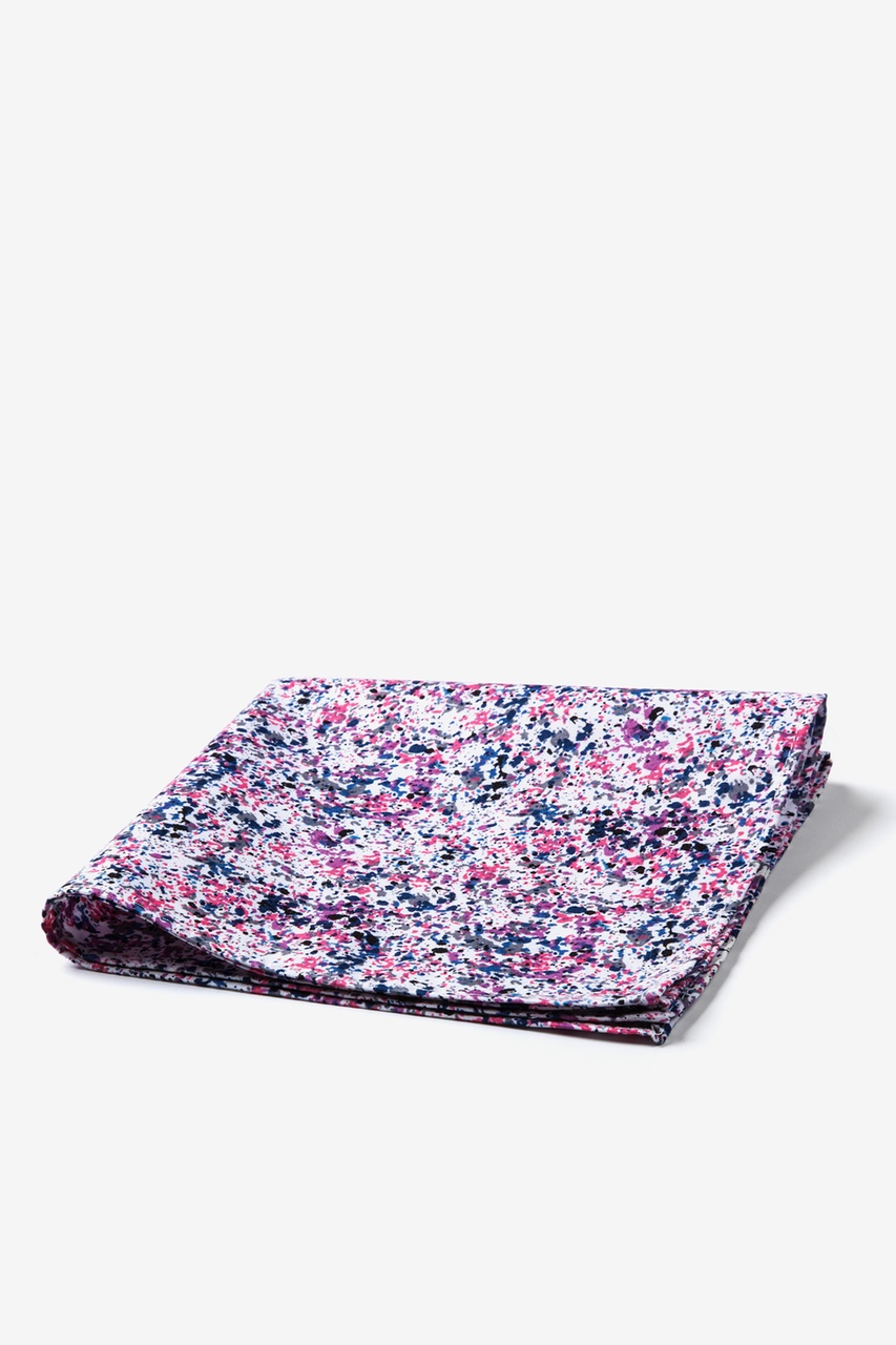 Pink Cotton Pollock Pocket Square | Ties.com