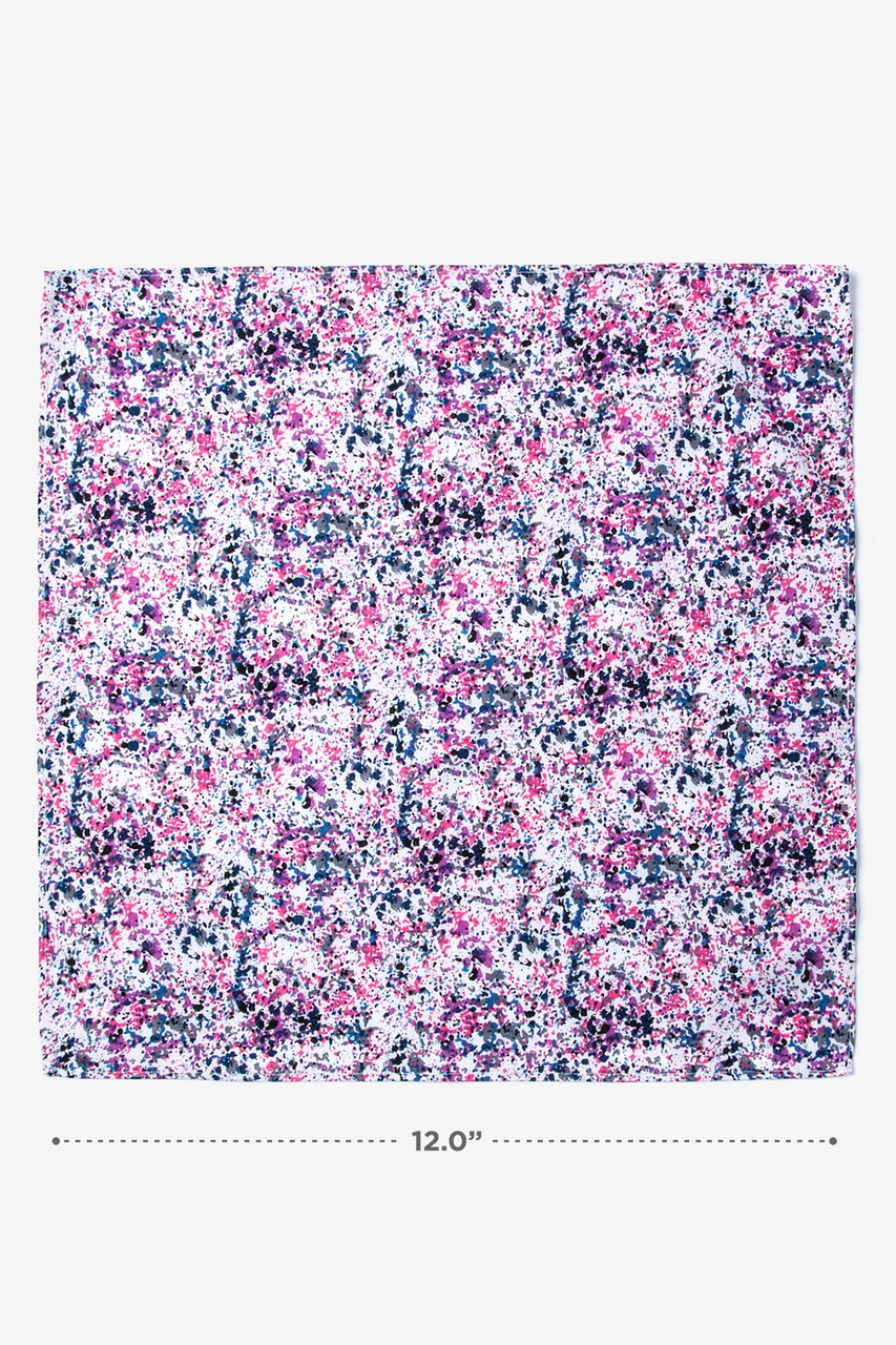 Pink Cotton Pollock Pocket Square | Ties.com