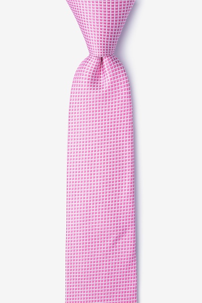 Pink Silk Buck Skinny Tie | Ties.com