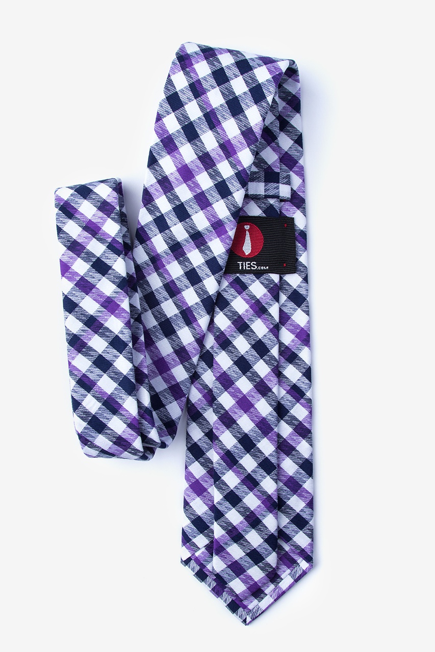 Purple Cotton Lance Tie | Ties.com