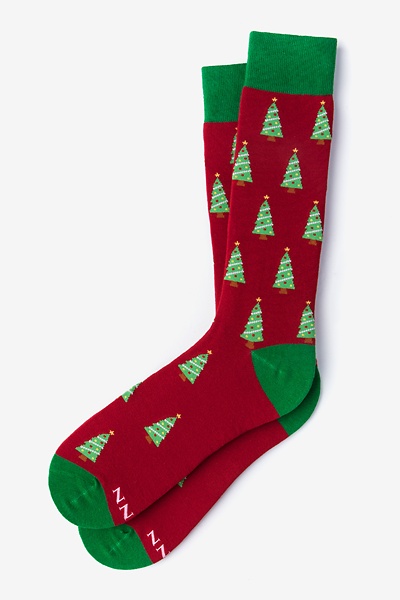 Red Carded Cotton Tinsel Toes Sock | Ties.com