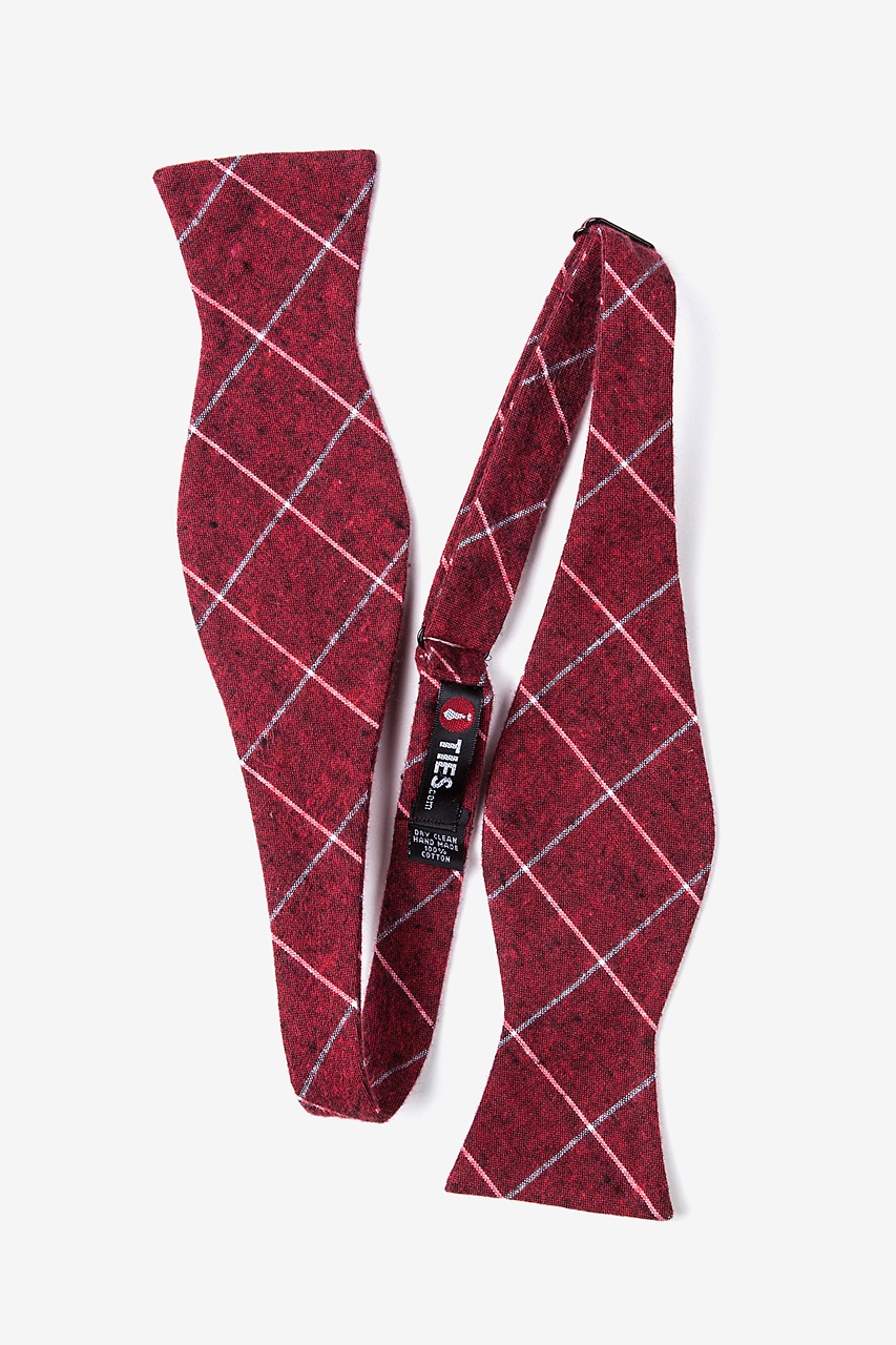 Red Cotton Phoenix Self-Tie Bow Tie | Ties.com